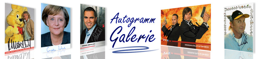 Startseite - Autogramm Galerie - Infos und Adressen für Autogramme