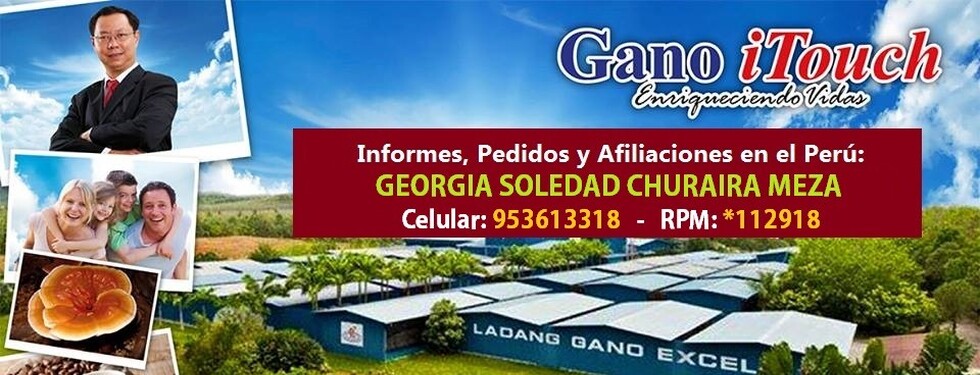 ¡Bienvenidos a Gano iTouch Peru... Salud y Prosperidad! - Página web de ganoitouchperu