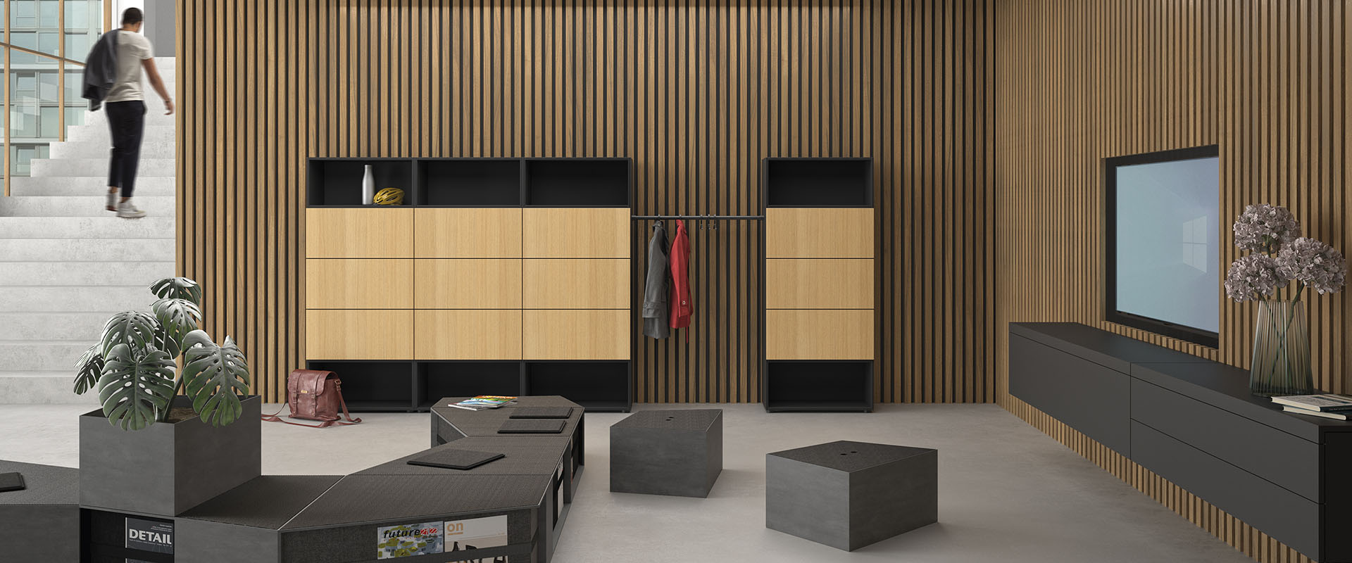 Schließfachschrank, Spind, Garderobenschrank - werner works